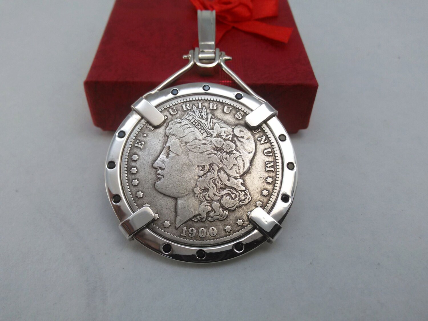 Coin Bezel for 38 MM Coin Personalized Sterling silver coin