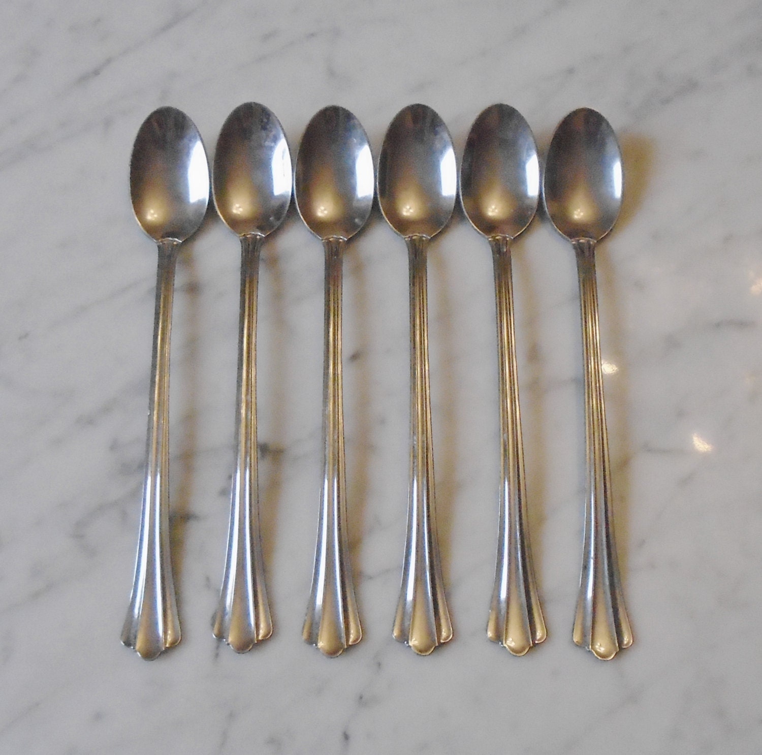 Oneida USA MADIE Stainless Ice Tea Spoons Set of 6
