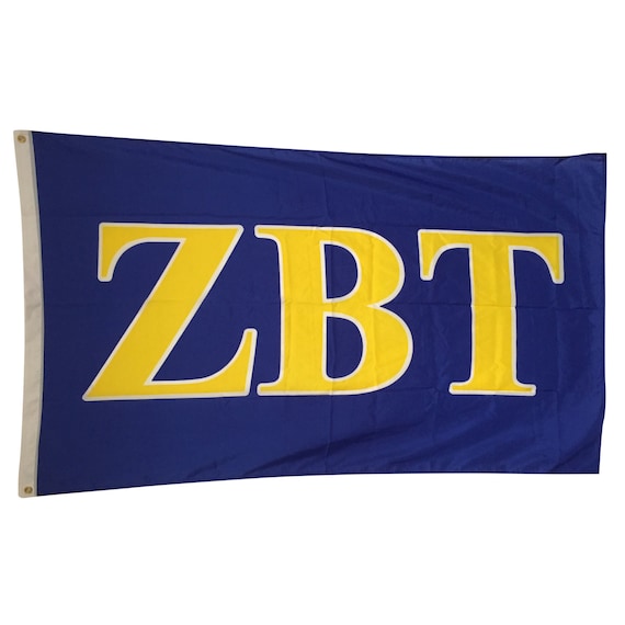 Zeta Beta Tau ZBT Letter Fraternity Flag