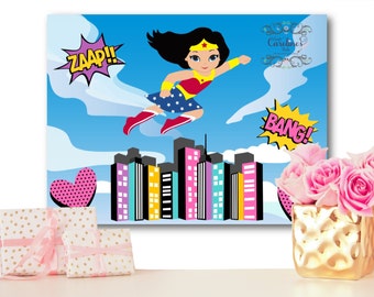 Super hero backdrop | Etsy