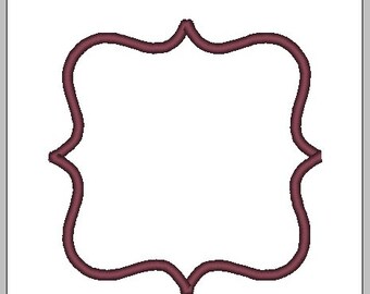 Fancy shape outlines | Etsy