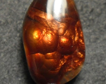 Beautiful fire agate cab E0449 by YMCOMPANYGEMSTONES on Etsy