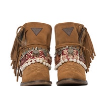 Unique tribal boots related items | Etsy