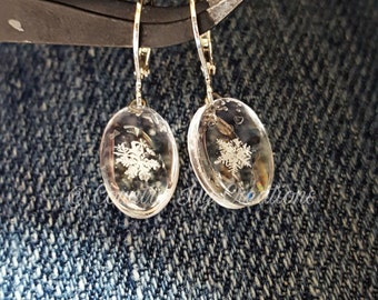 Real Preserved Snowflake Jewelry & more.... by CountryIvyCreations