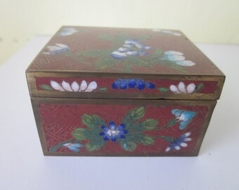 Chinese enamel box | Etsy