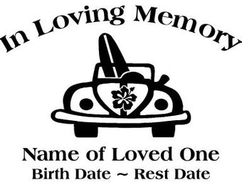 Rest in peace decal | Etsy