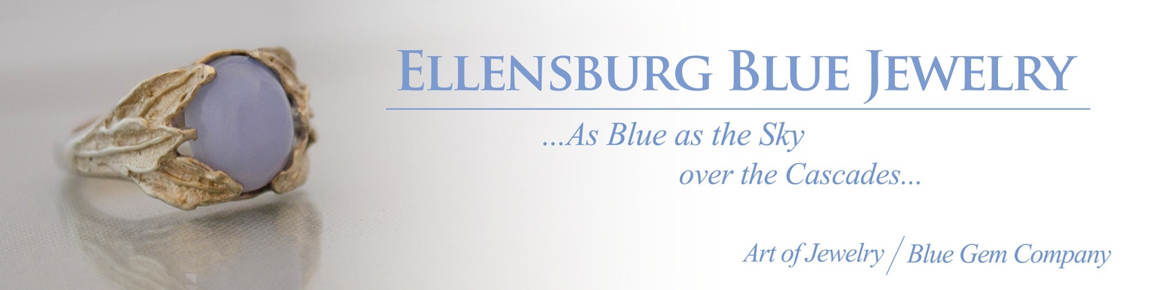 One of a kind handcrafted Ellensburg Blue jewelry by BlueGemCo