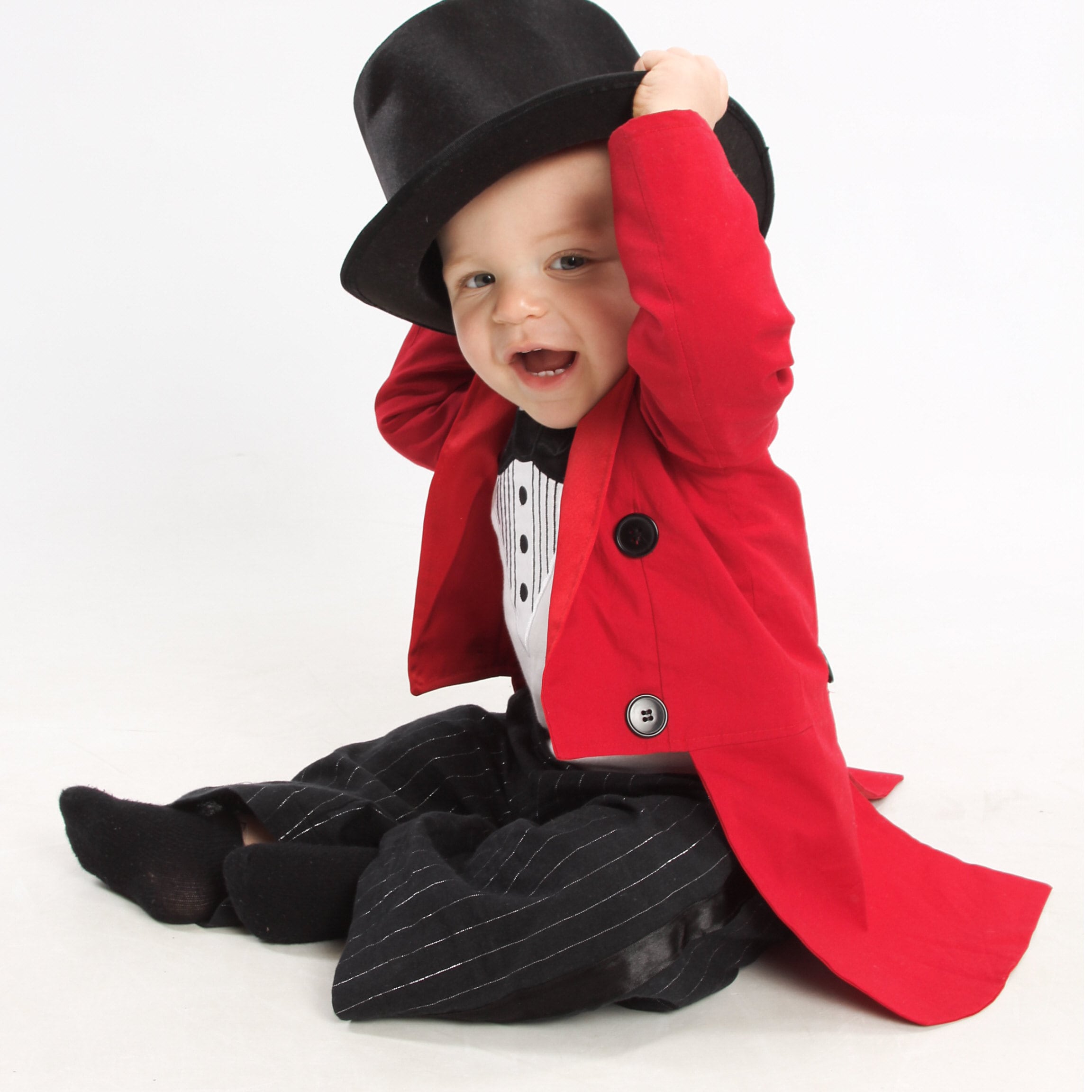 Circus Ringmaster Costume Tuxedo Jacket Fully Lined with