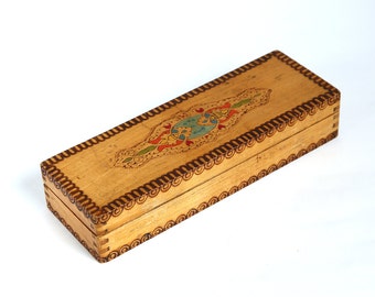 Wooden pencil case | Etsy
