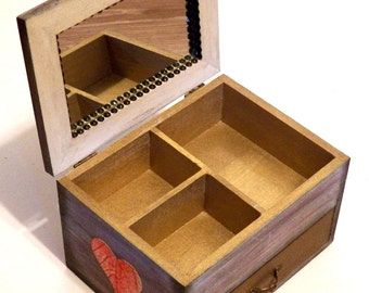 Mirror jewelry box | Etsy