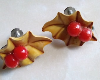 Holly earrings | Etsy