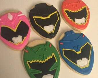 Power ranger cookie | Etsy
