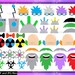 Crazy Scientist Props ClipArt PDF JPG Digital Graphic Design
