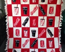 Unique coca cola fabric related items | Etsy