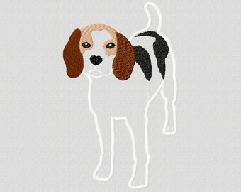 Beagle embroidery | Etsy