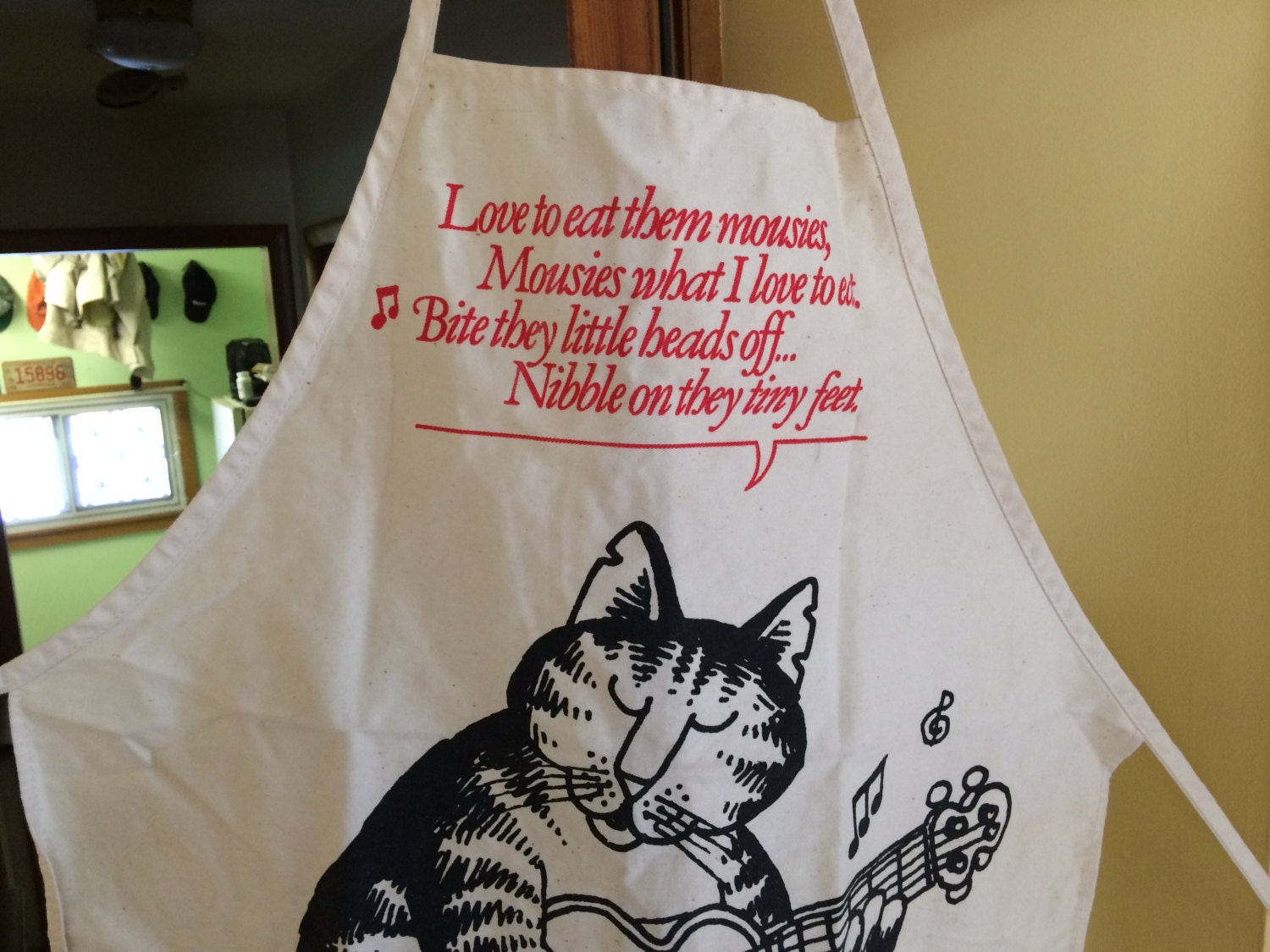 B. Kliban Cat Apron Vintage