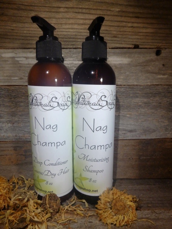 Natural Shampoo & Conditioner Set PICK oily/norm/dry 8oz Each