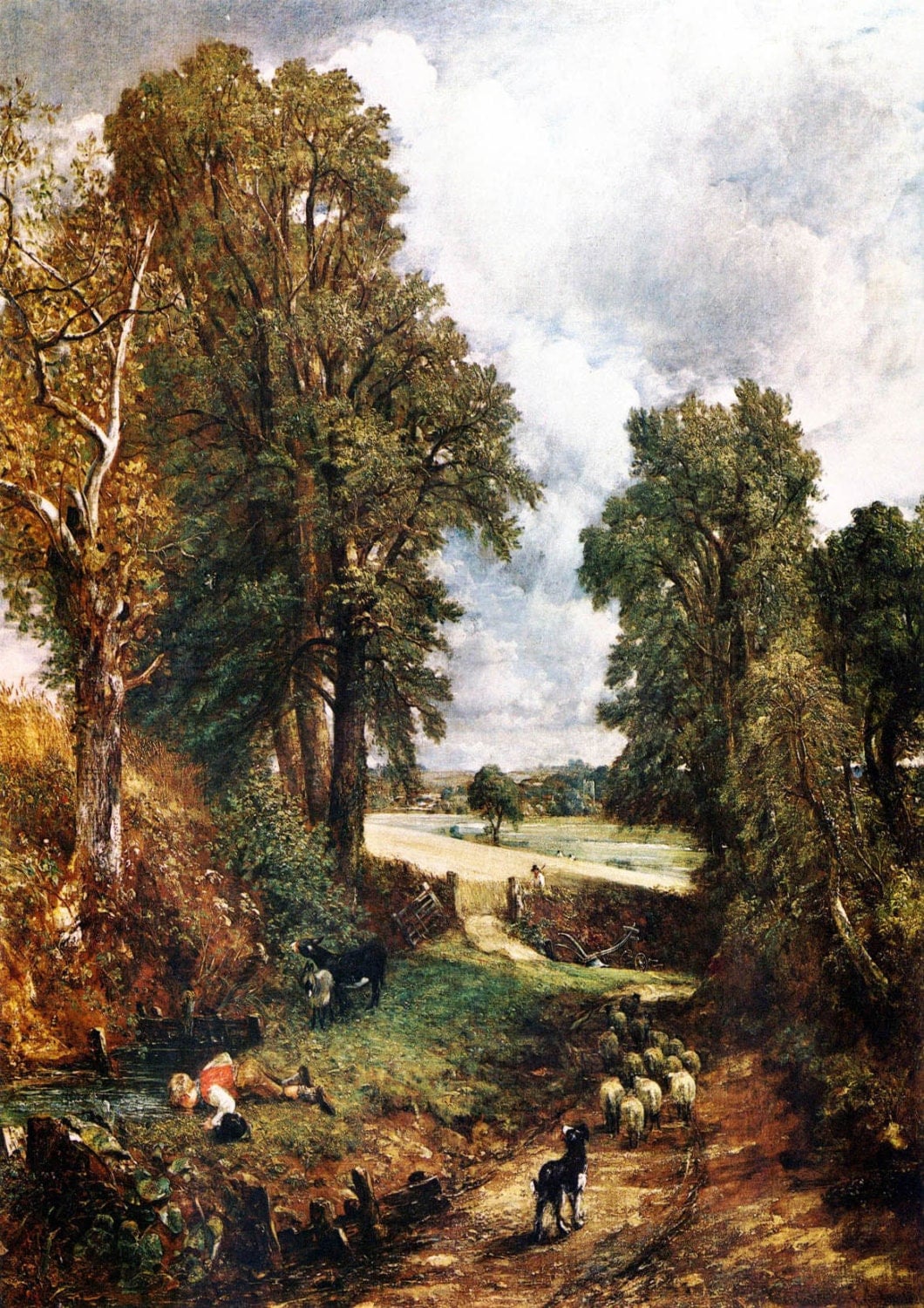 John Constable: The Cornfield. Fine Art Print/Poster. 001733