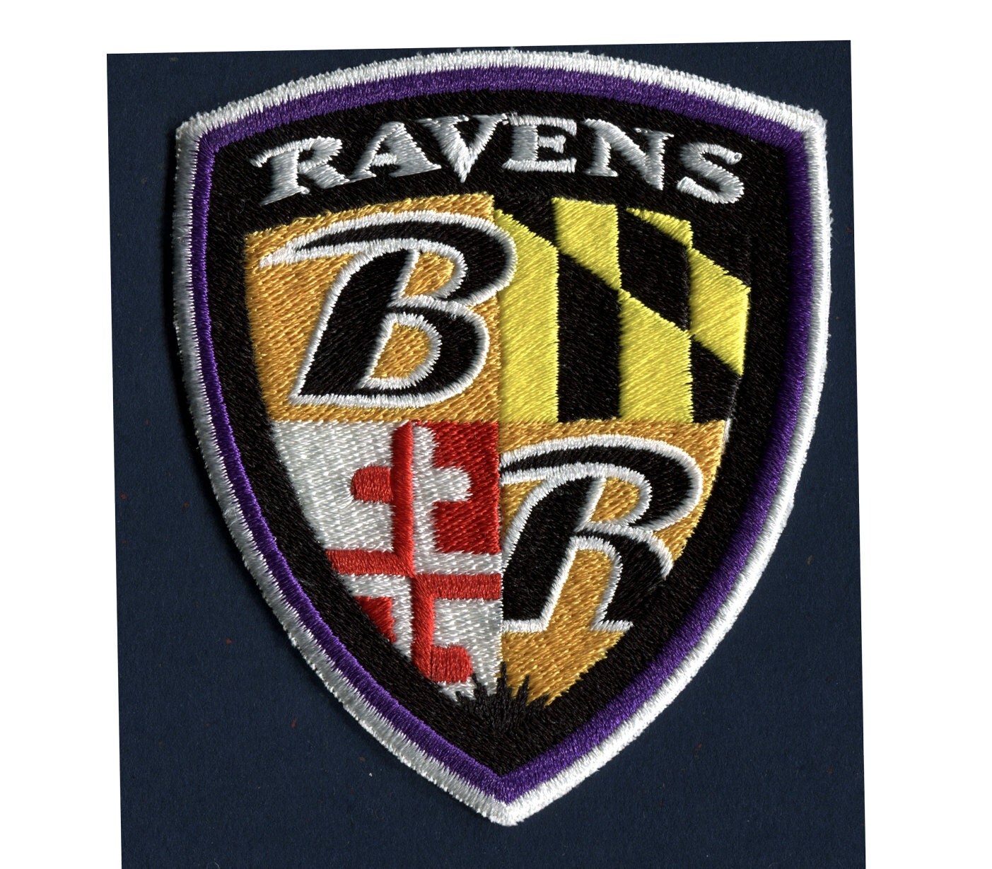 SALE Baltimore ravens Iron On Patch by FerdinandWorks on Etsy