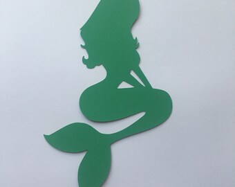 Mermaid die cut | Etsy