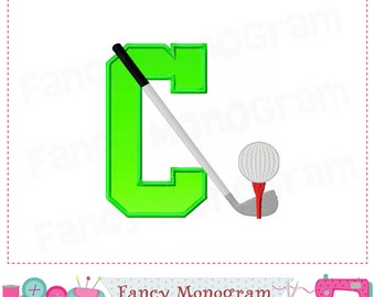 Golf letters | Etsy
