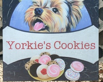 Yorkie signs | Etsy
