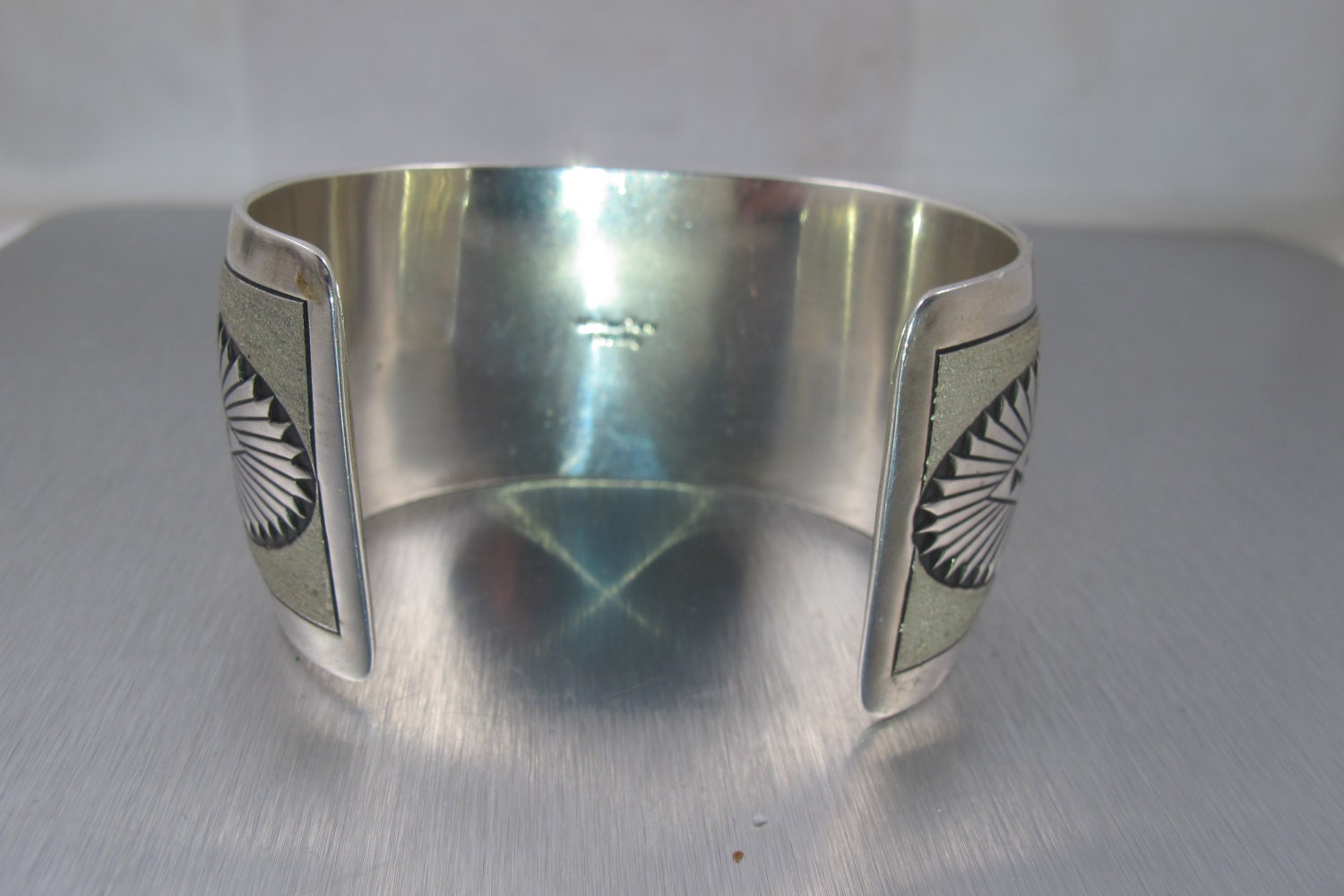Michael Tahe Cuff Bracelet Native American Navajo Jewelry