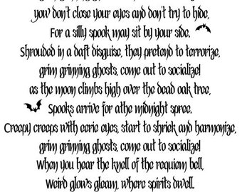 Grim grinning ghosts | Etsy