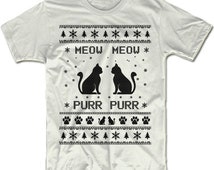 Popular items for funny cat shirt on Etsy