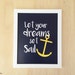 Let your dreams set sail. Nautical nursery wall art. Nautical