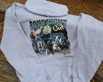 Outdoor Vinyl Dogs Chasing Deer Decal by BarkIt on Etsy