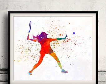 Abstract tennis art | Etsy