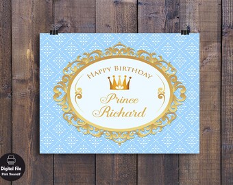 Royal prince banner | Etsy