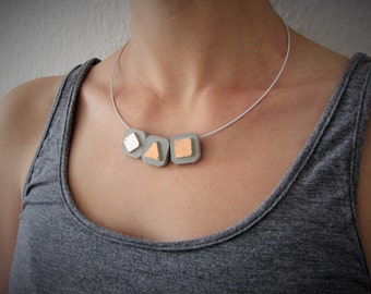 Concrete necklace | Etsy