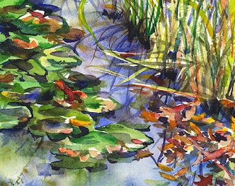 Reflection pond | Etsy