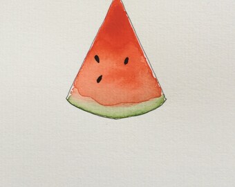 Watermelon painting | Etsy