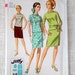 Vintage Pattern 1960s simplicity 4273 Sewing Dress Two piece