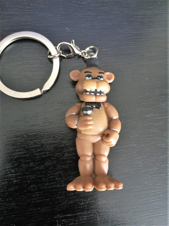 Five Nights at FREDDYs figure Keychain Freddy by sackofwonders