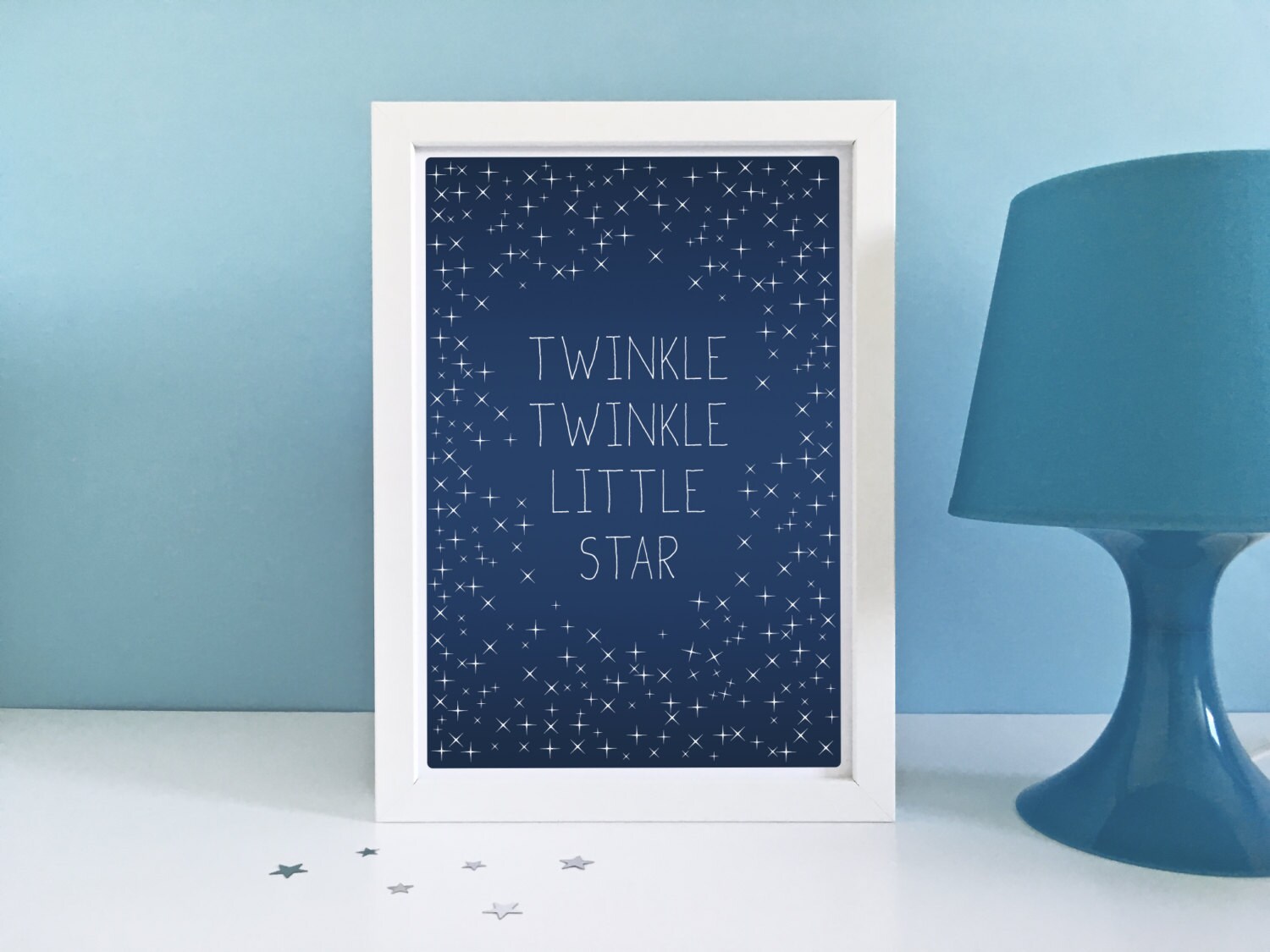 Baby Art Print Twinkle Twinkle Little Star by HelloFridaysDesign