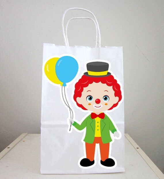 Circus Goody Bags Circus Favor Bags Circus Party Bags