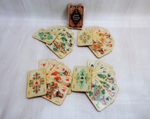 Unique retro playing cards related items | Etsy