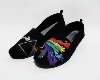 Pink floyd shoes | Etsy