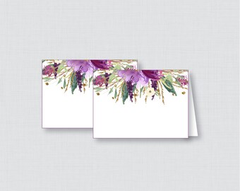 Flower place cards | Etsy