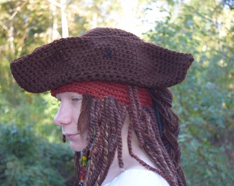 Crochet pirate hat | Etsy