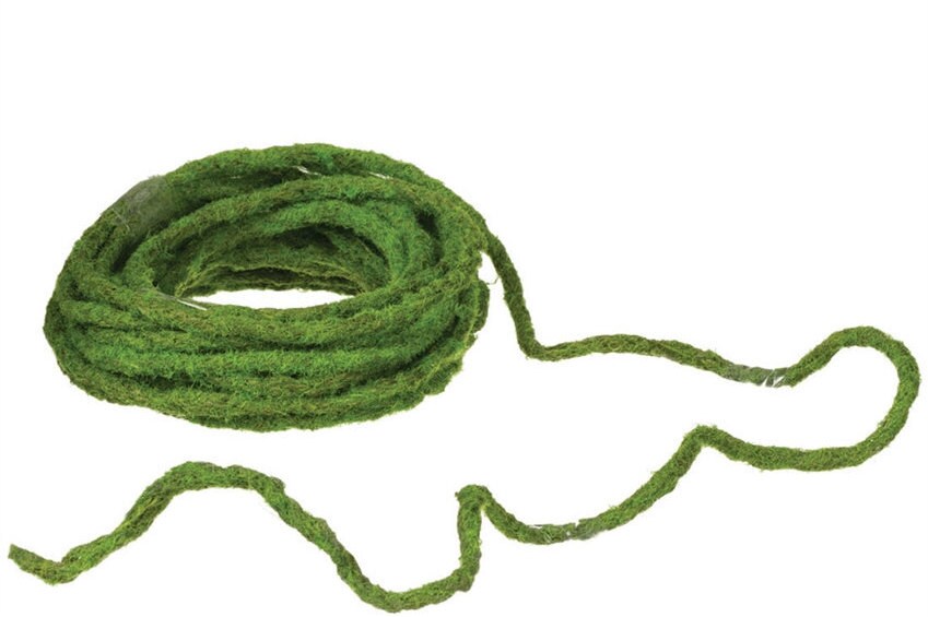 Moss Wired Rope / Vine Rustic Green Rope Trim Craft Supply