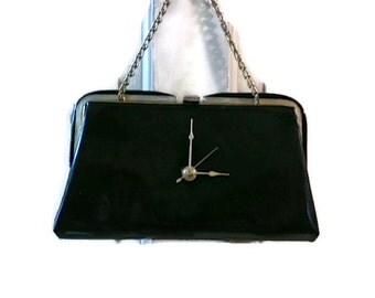 Leather wall clock | Etsy