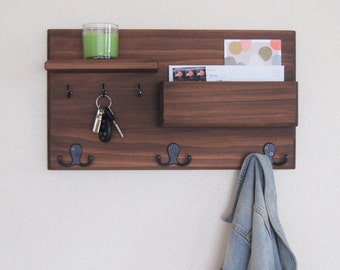 Unique wall mount coat rack related items | Etsy