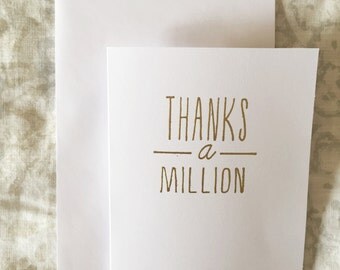 Unique thanks a million related items | Etsy