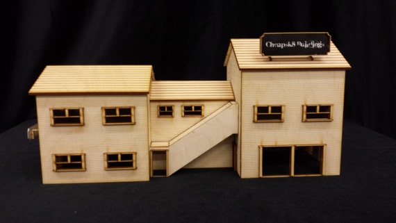 O Scale Factory Kit Model Railroad Train Building On30 Scale