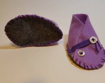 Popular items for felt baby booties on Etsy